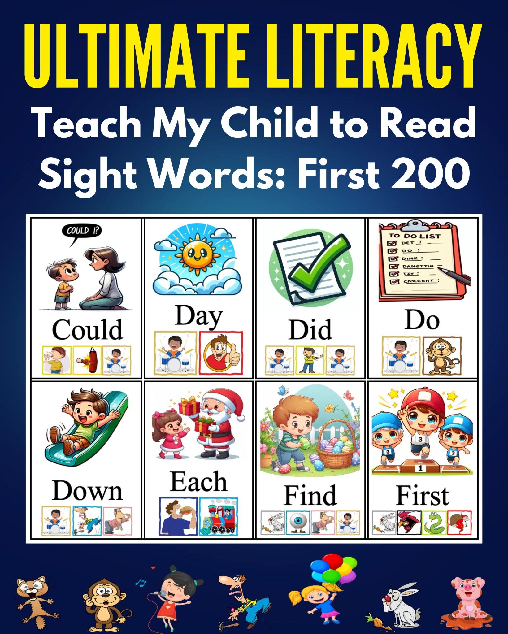 Teach My Child to Read. Fry's Sight Words: First 200 - Speech Therapy ...